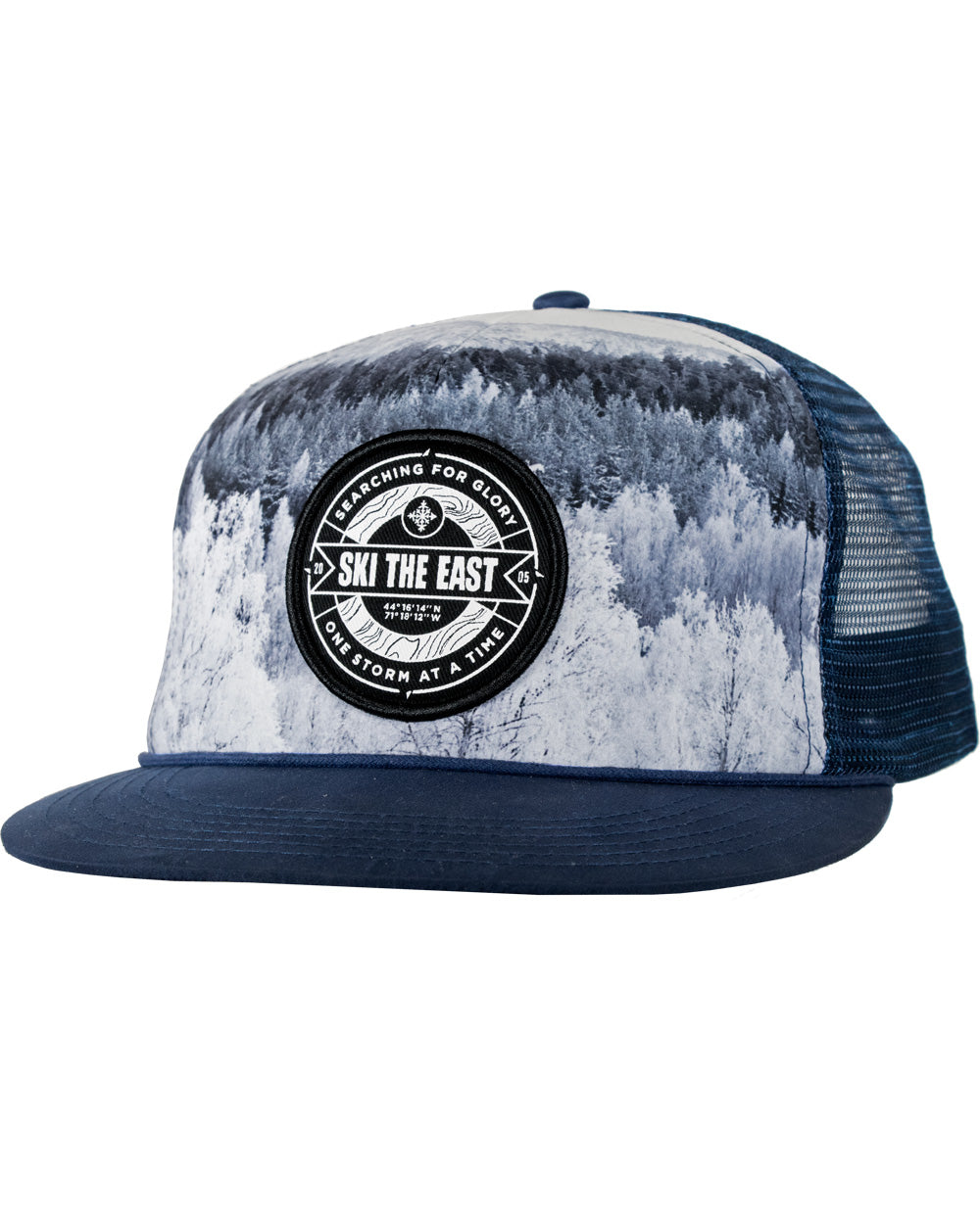 Navigator Foam Trucker Hat - Dusk Blue – Ski The East