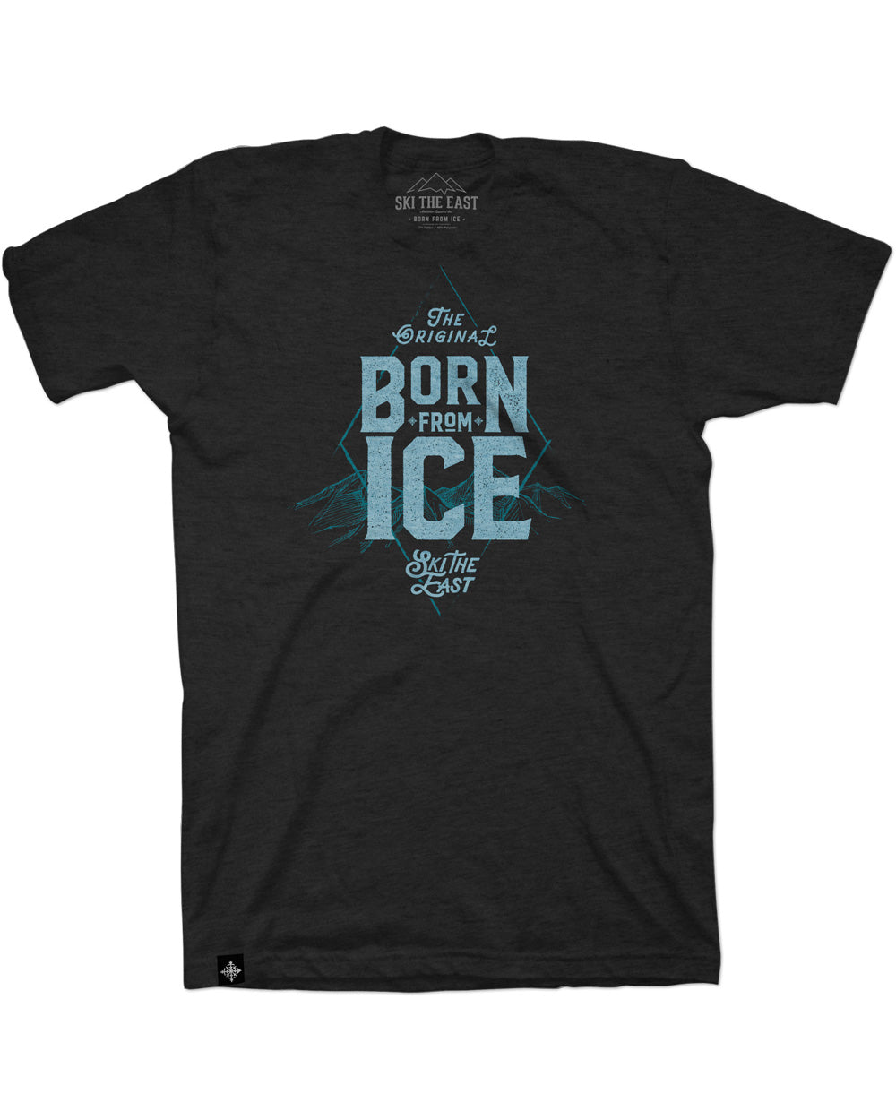 Born From Ice Tee - Vintage Black – Ski The East