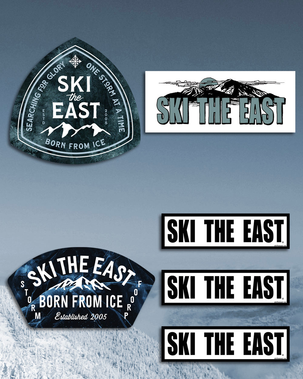 Graphic Sticker Pack - Storm Day – Ski The East