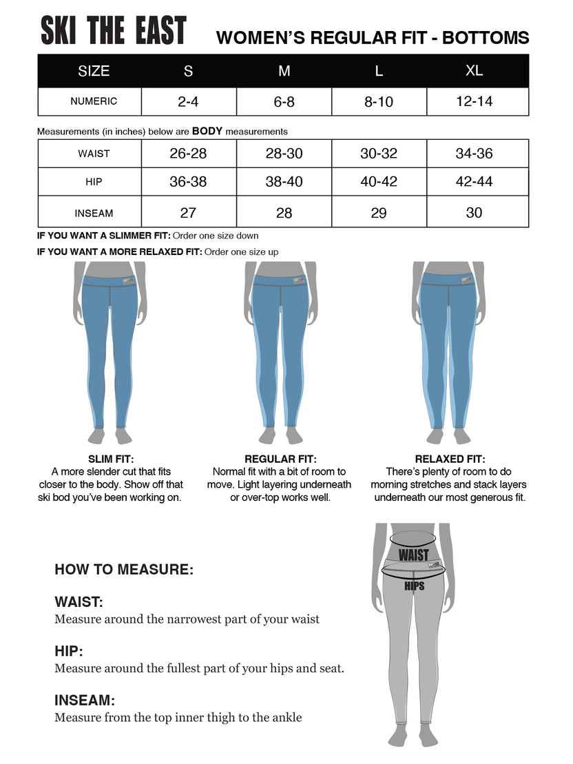 Women's Elevated Baselayer Pants - Dark Forest – Ski The East