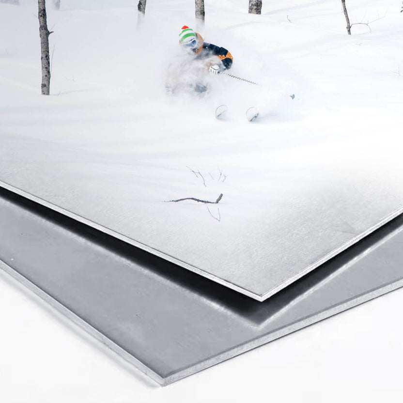 Flake Metal Wall Sculpture - Sanded – Ski The East